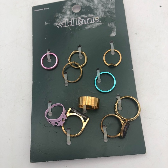 wild fable | Jewelry | 35 Wild Fable Set Of 1 Multicolor Rings | Poshmark